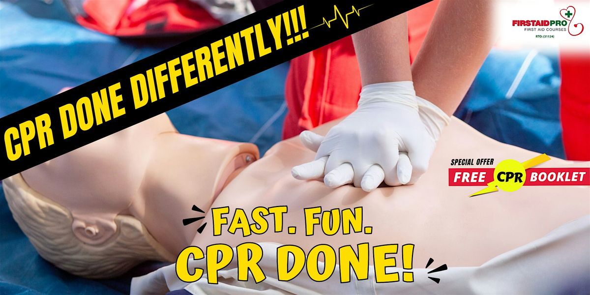 CPR and First Aid Training Campbelltown - Plus Get a FREE CPR Booklet!, 531 Lower North East Rd ...