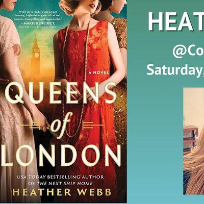 Author Heather Webb "Queens of London", Copperfish Books, Punta Gorda ...