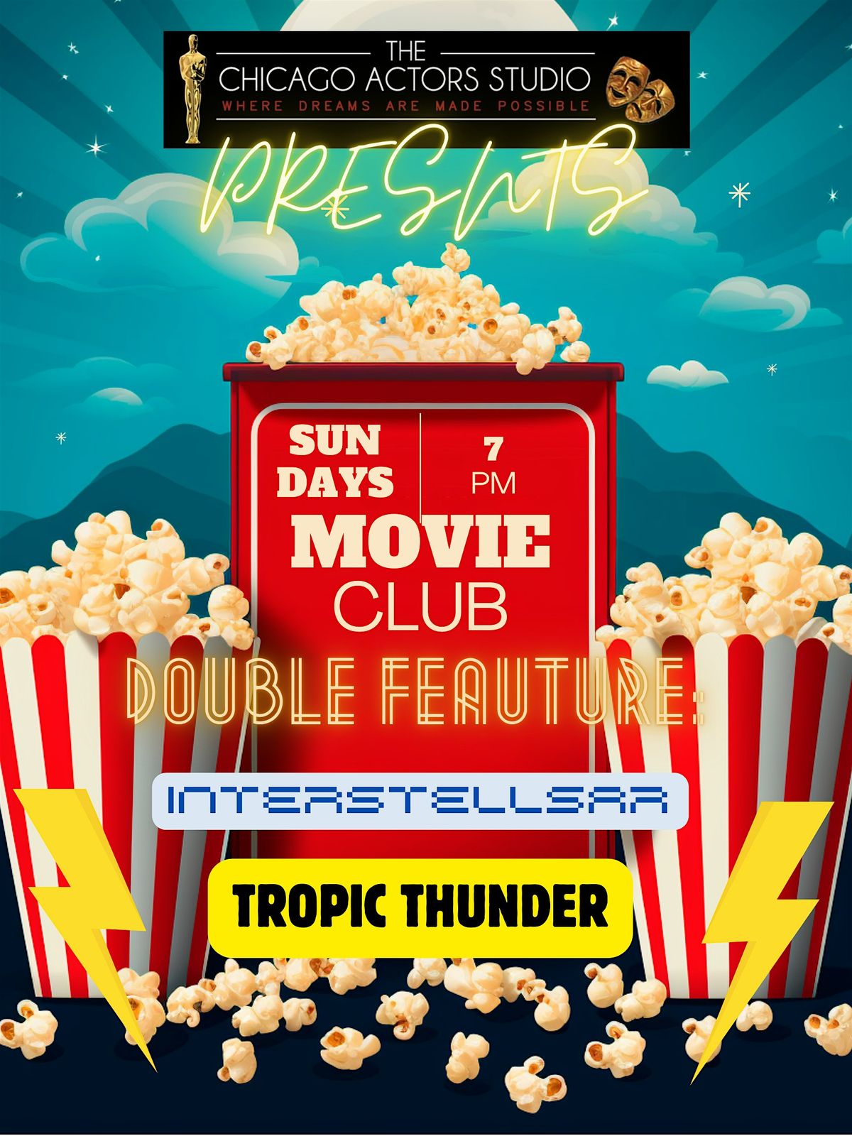 Chicago Actors Studio Movie club - Double Feauture-, Chicago Actors ...