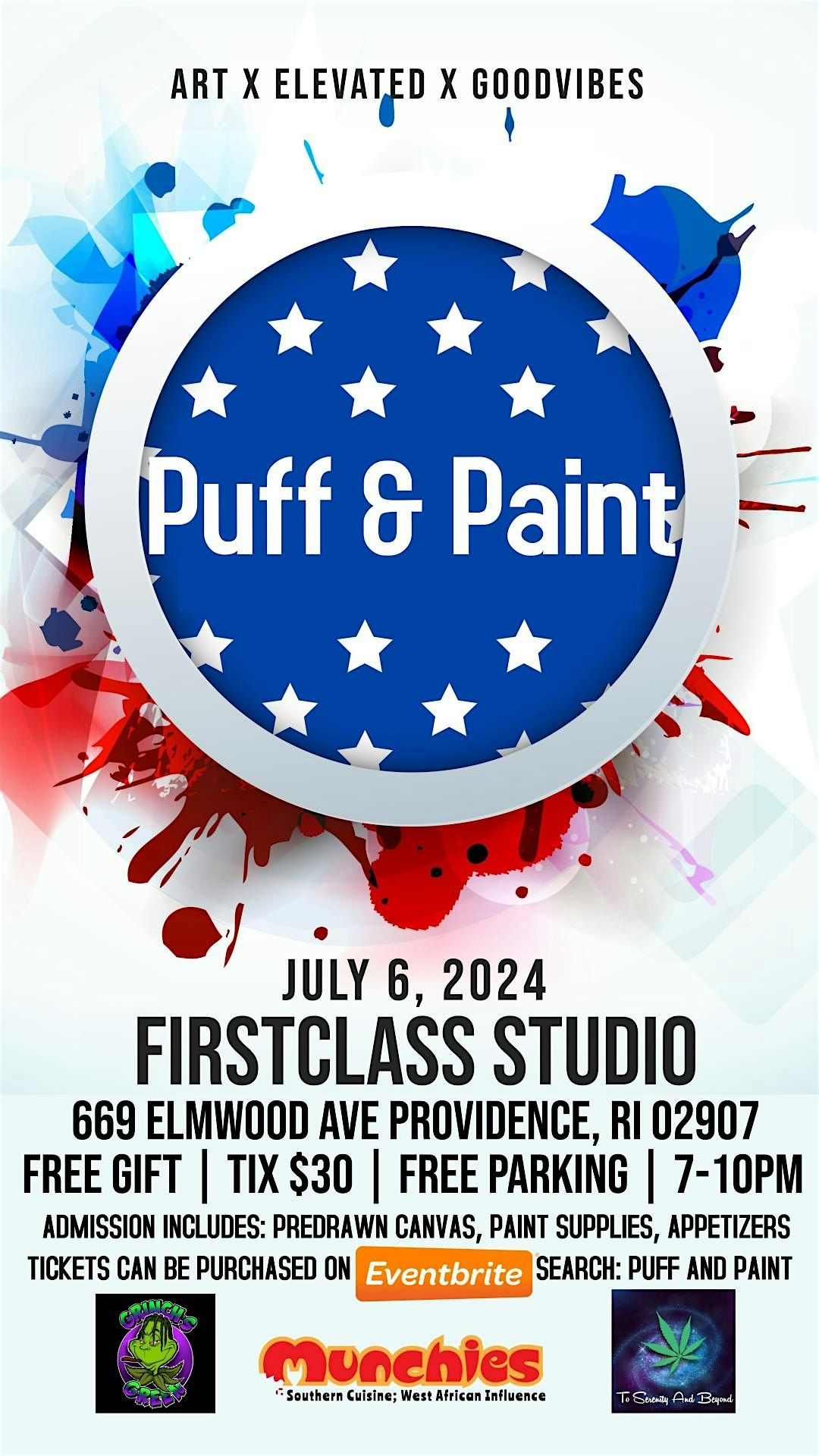 Puff and Paint: Independence Day Celebration, FirstClass Studio ...