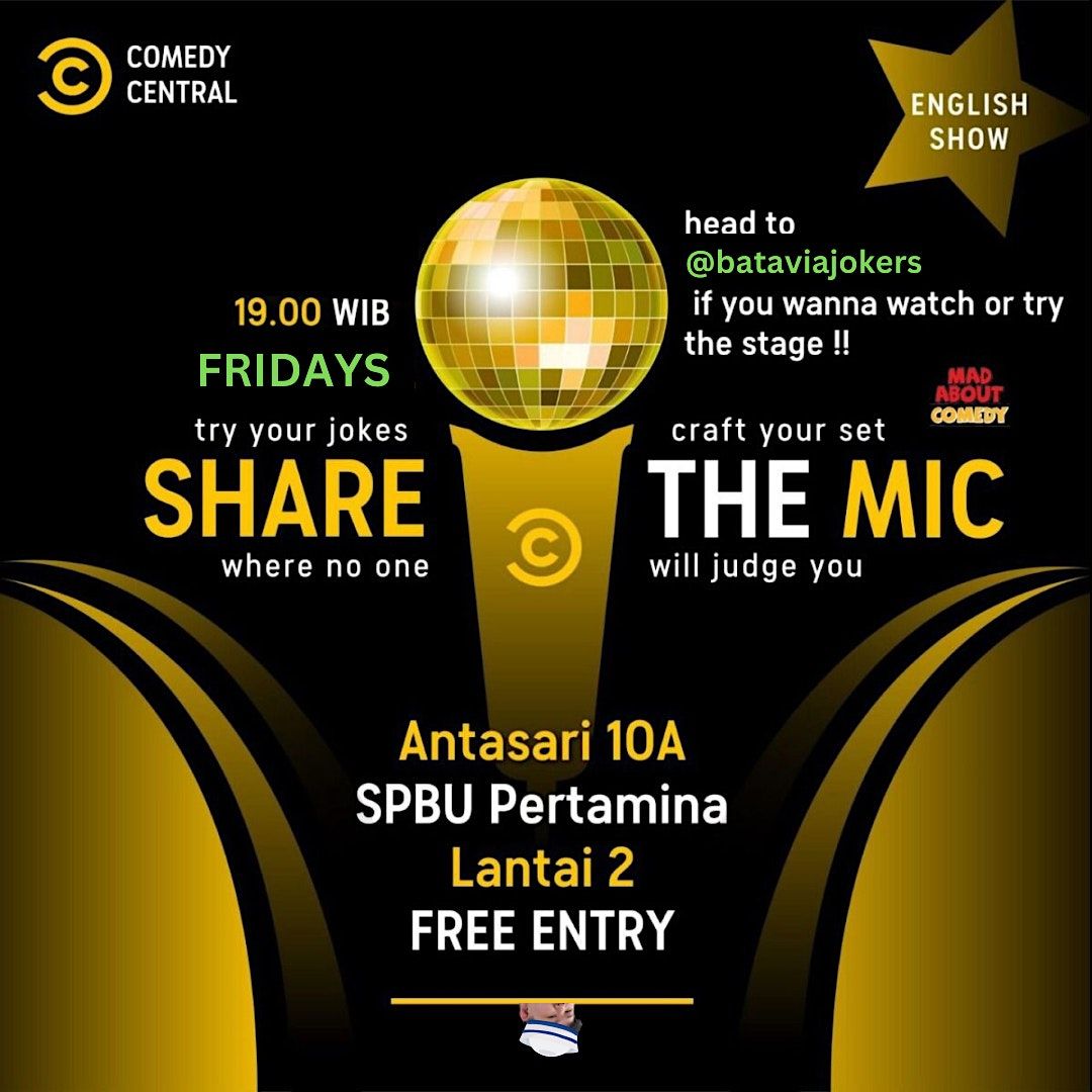 Share The Mic Jakartas Only English Stand Up Comedy Open Mic Ketawa share-the-mic-jakartas-only-english-stand-up-comedy-open-mic-ketawa
