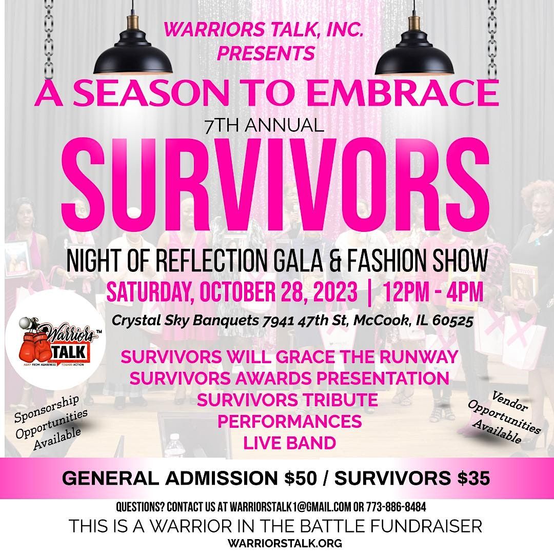 Warriors Talk 7th Annual Survivors Night of Reflection Gala & Fashion ...