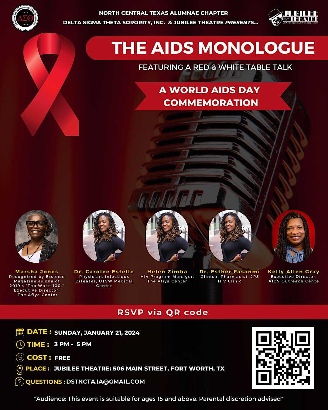 The AIDS Monologue - Featuring a Red & White Table Talk, Jubilee ...