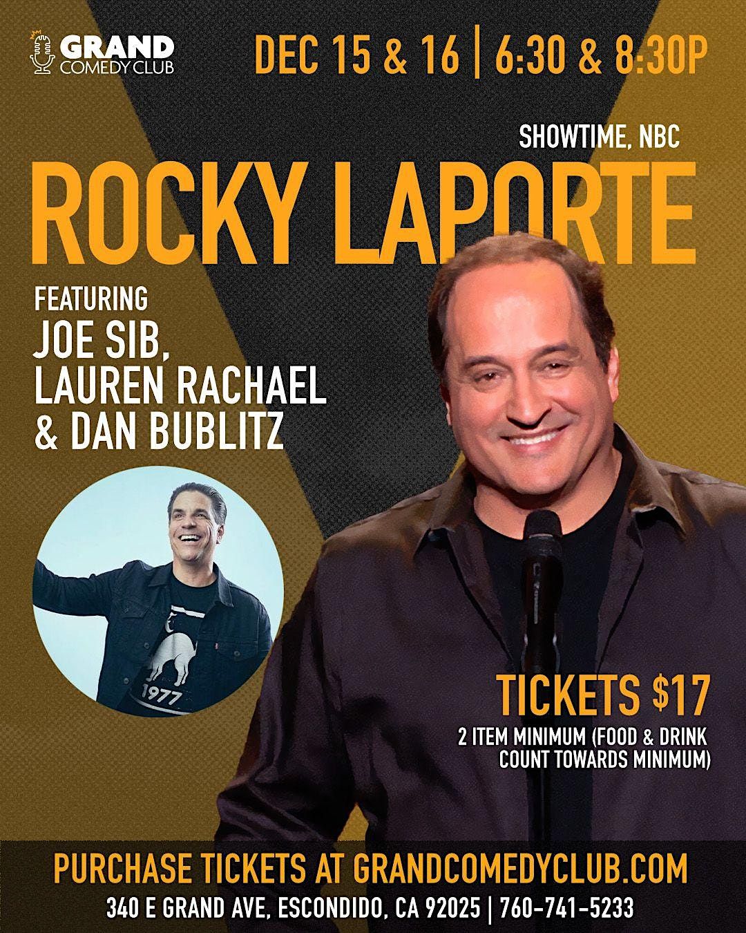 LIVE stand up CLEAN comedy show with ROCKY LAPORTE seen on showtime ...