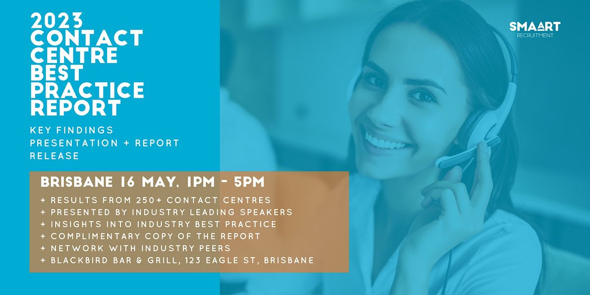 Contact Centre Best Practice Report Launch & Key Findings Presentation ...