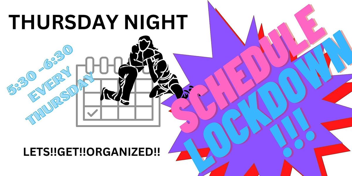 Thursday Night SCHEDULE LOCKDOWN!!!, UpRiseHer, Providence, 23 March to ...