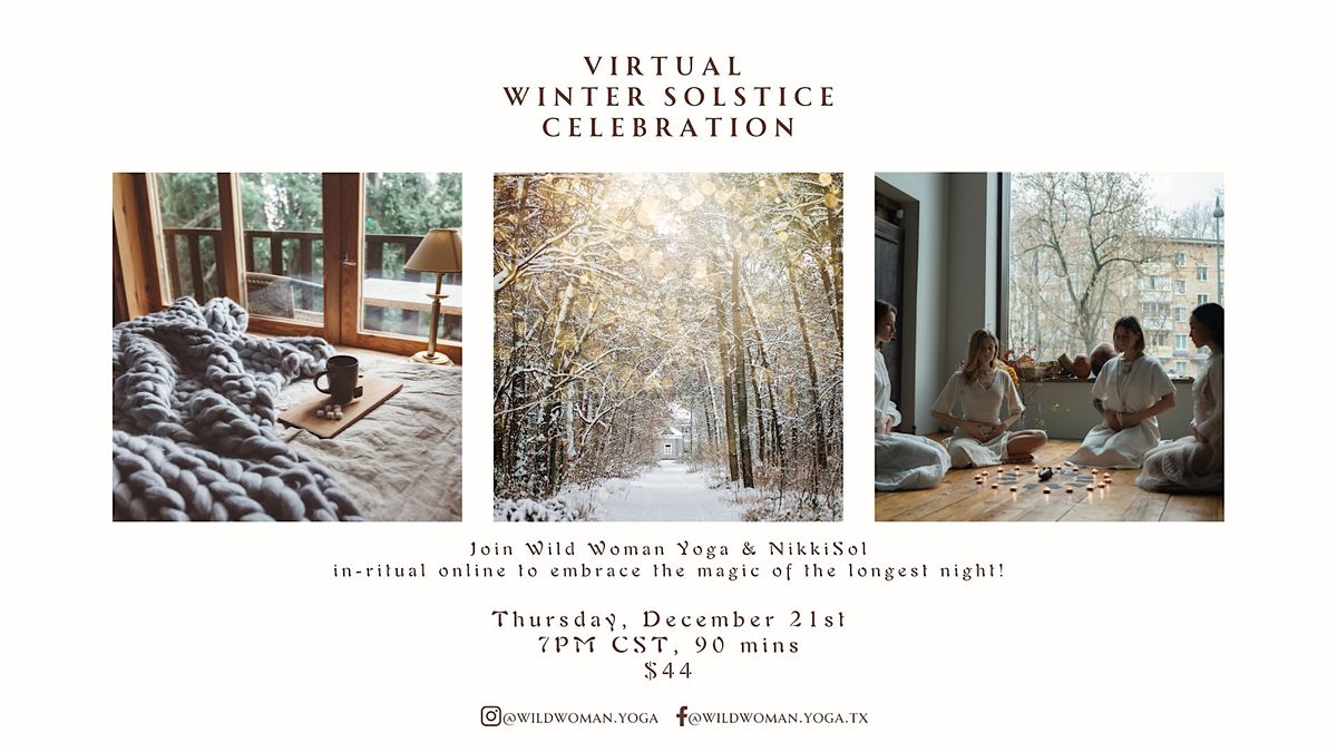 Virtual Winter Solstice Celebration, December 21 2023 | Online Event ...