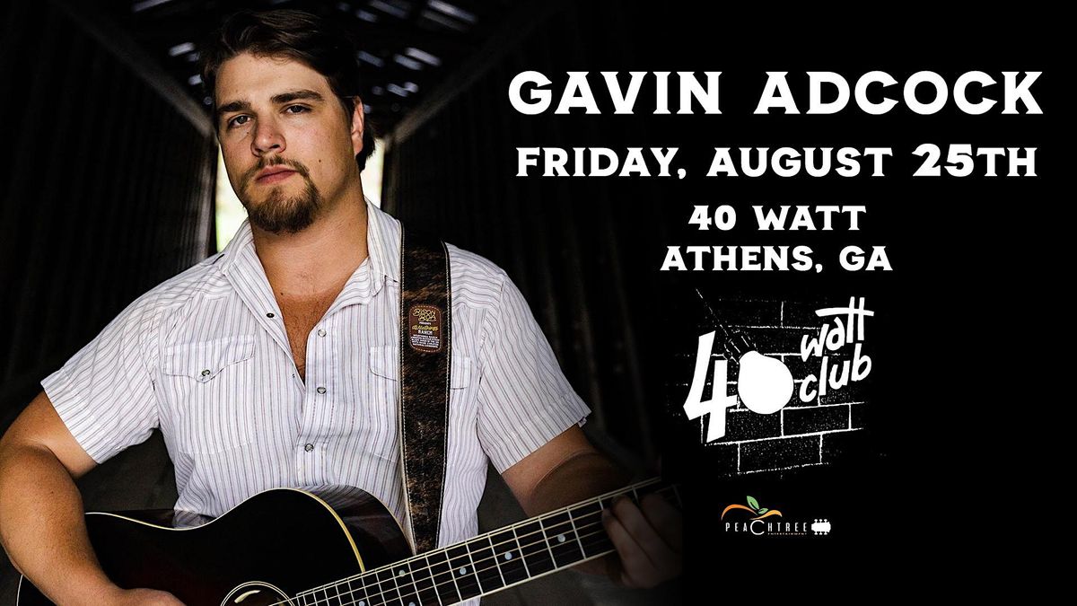 Gavin Adcock 40 Watt Club Athens August 25 2023