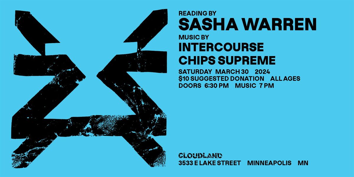 Sasha Warren book release/reading-music by Intercourse and Chips ...