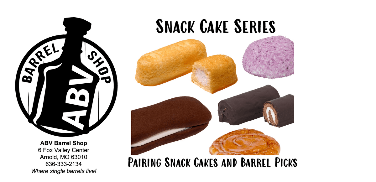ABV Barrel Shop Whiskey Tasting / Snack Cake and Barrel Picks Pairings ...
