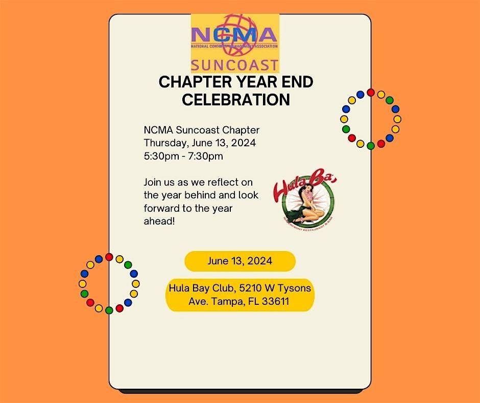 NCMA Suncoast Chapter Year End Celebration, Hula Bay Club, West Tyson Avenue, Tampa, FL, USA, 13 ...