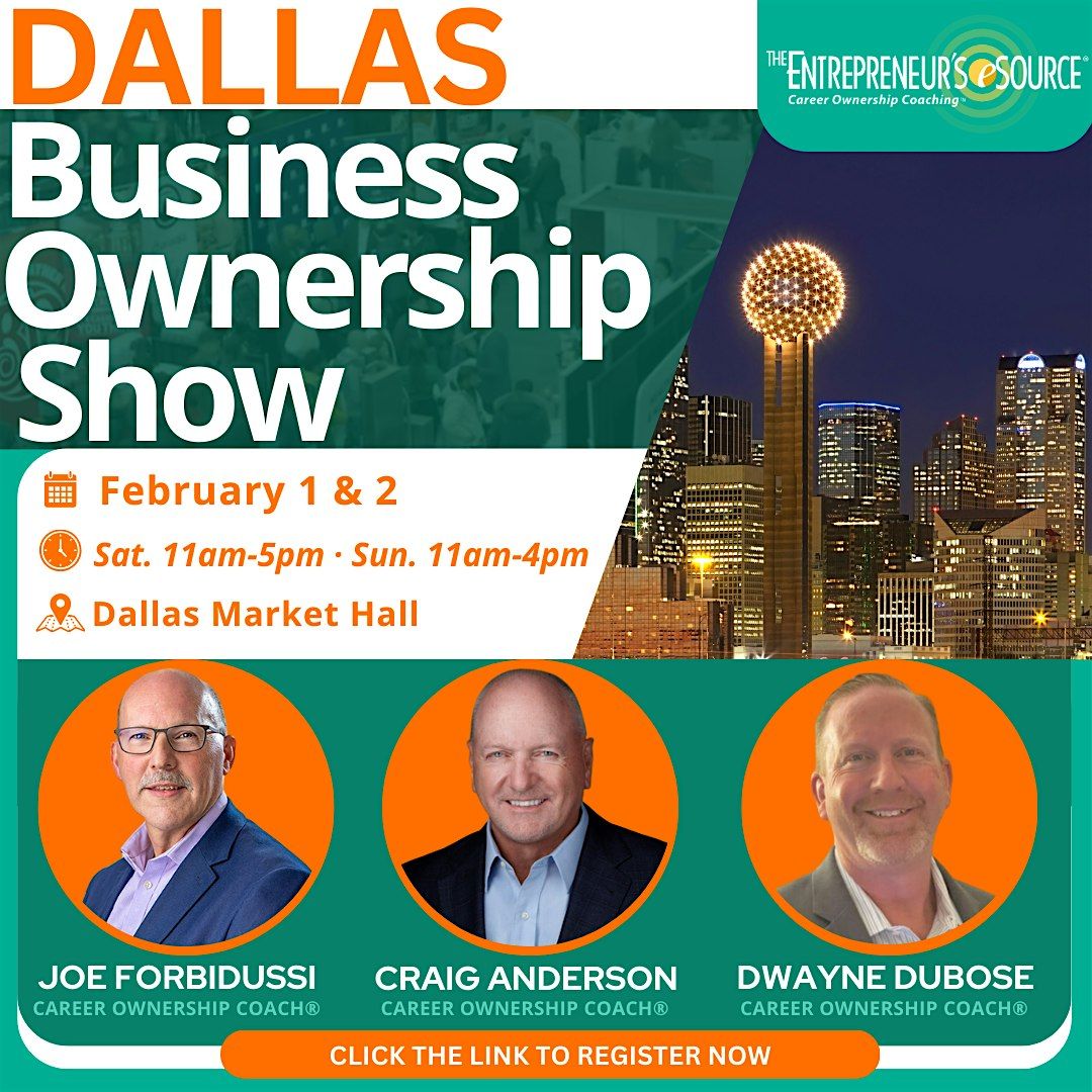 Dallas Business Ownership Show, 2200 N Stemmons Fwy, Dallas, 1 February ...