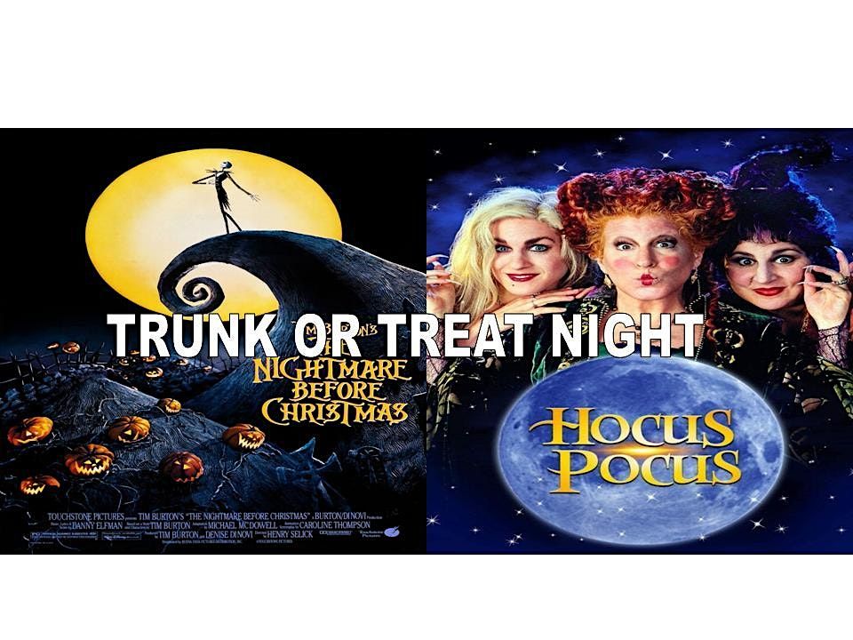 TRUNK OR TREAT with NIGHTMARE BEFORE X-MAS & HOCUS POCUS at BDI (Sat 10 ...
