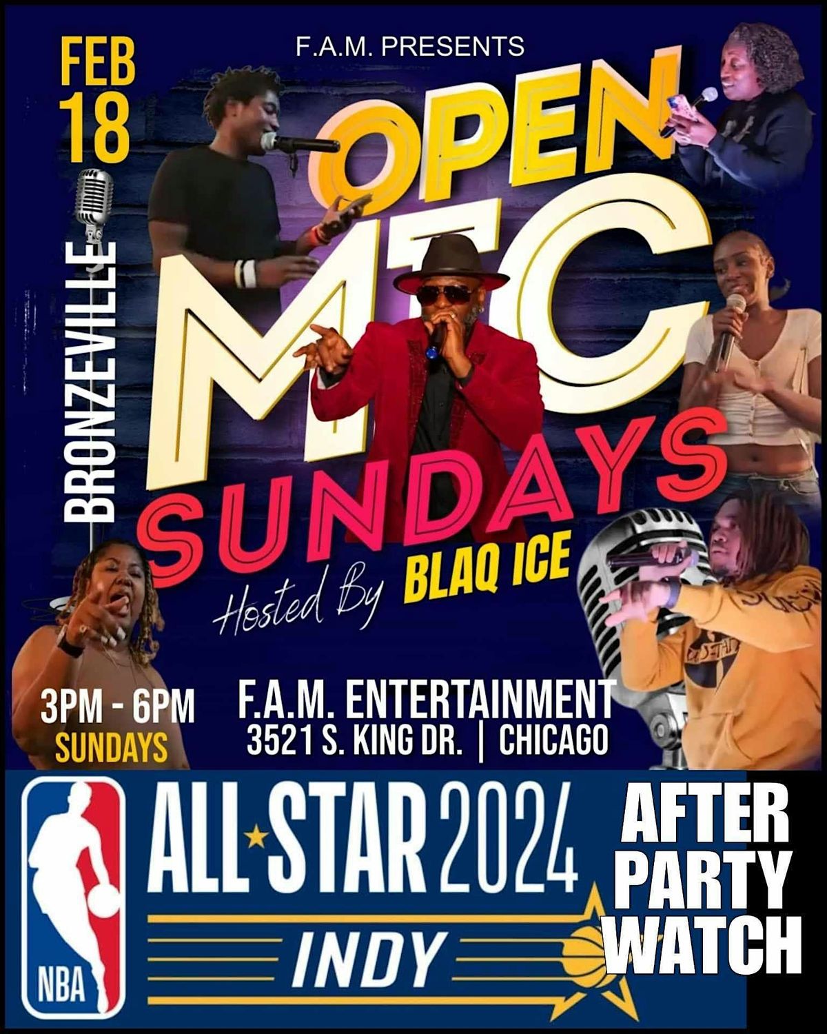 Love is Lit Open Mic and All-Star Watch Party Chicago, FAM ...