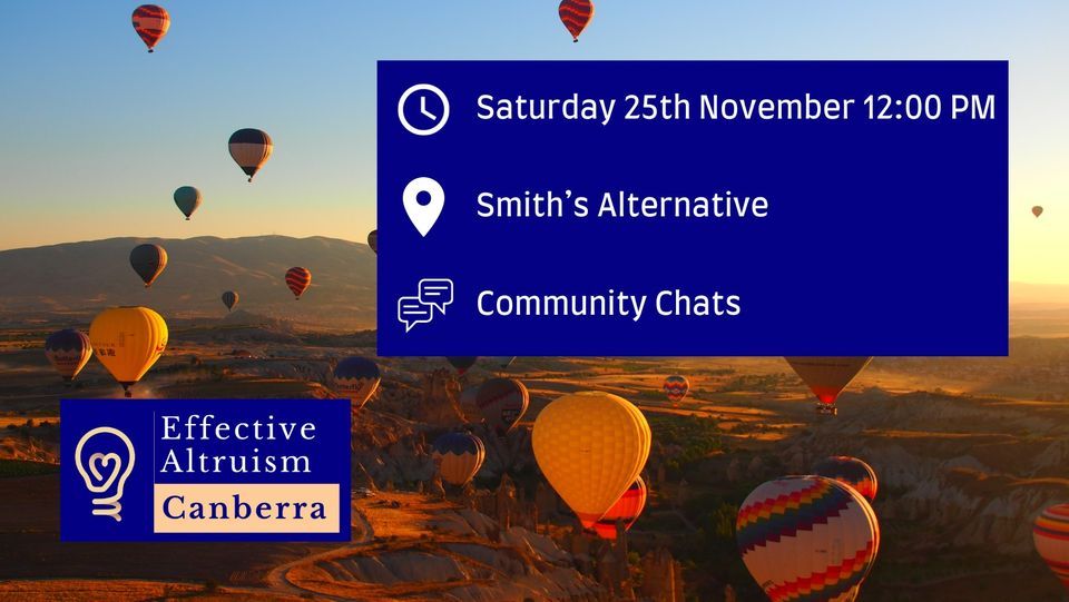Community Chats, Smith's Alternative, Canberra, 23 March 2024 | AllEvents