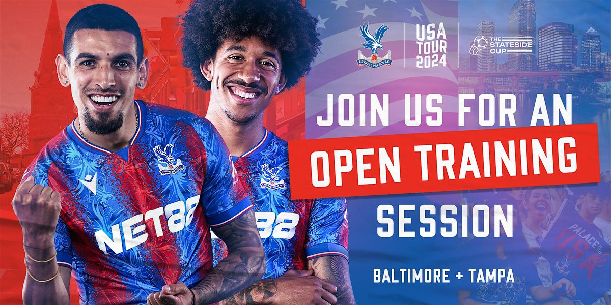 Crystal Palace FC Open Training Session: Baltimore, UMBC Soccer Stadium ...
