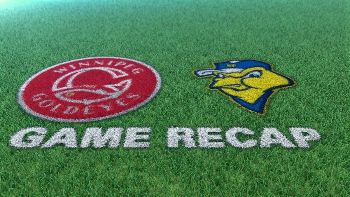 Sioux Falls Canaries at Winnipeg Goldeyes at Blue Cross Park, Blue ...