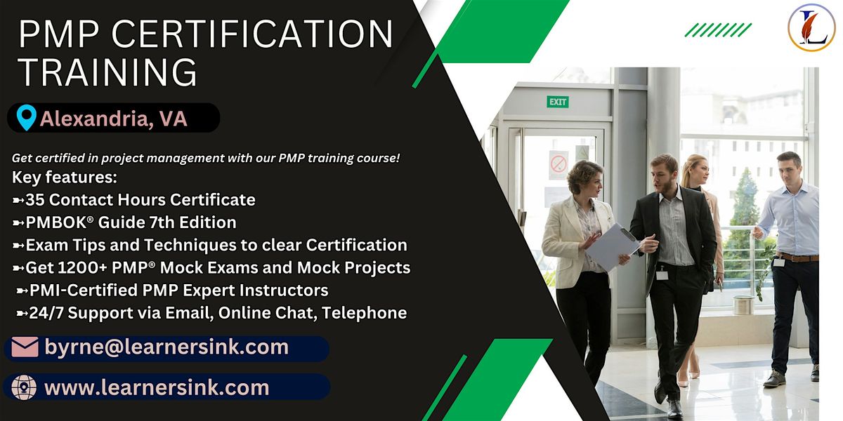 Confirmed 4 Day PMP Bootcamp In Alexandria, VA, 2000 Duke St ...