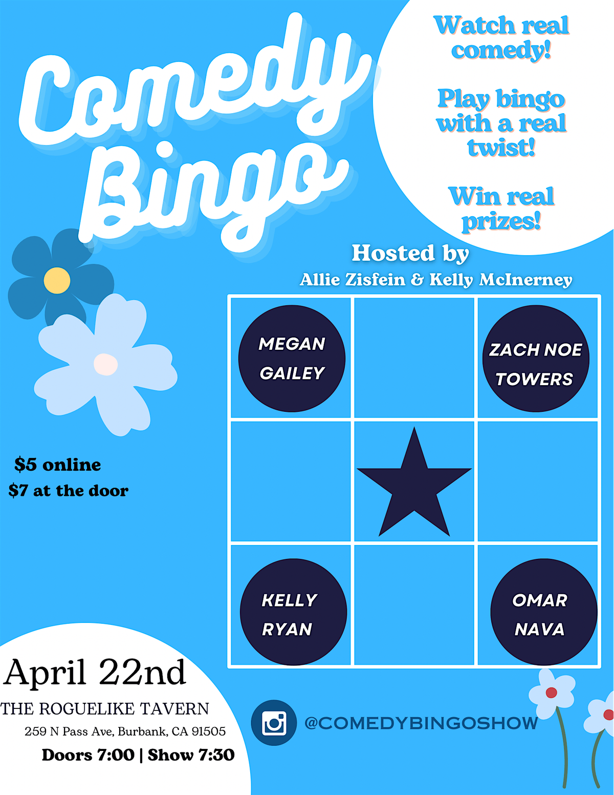 Comedy Bingo with Allie & Kelly, The Roguelike Tavern, North Pass ...