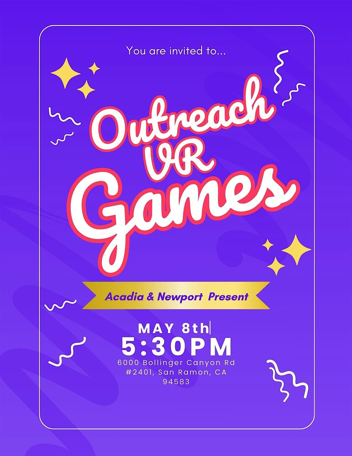 Outreach VR Games, Sandbox VR, San Ramon, 8 May 2024 | AllEvents