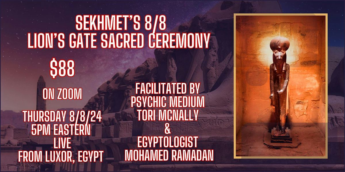 Sekhmets 8/8 Lions Gate Sacred Ceremony, Avalon Enchanted, North Kingstown, 8 August 2024 ...