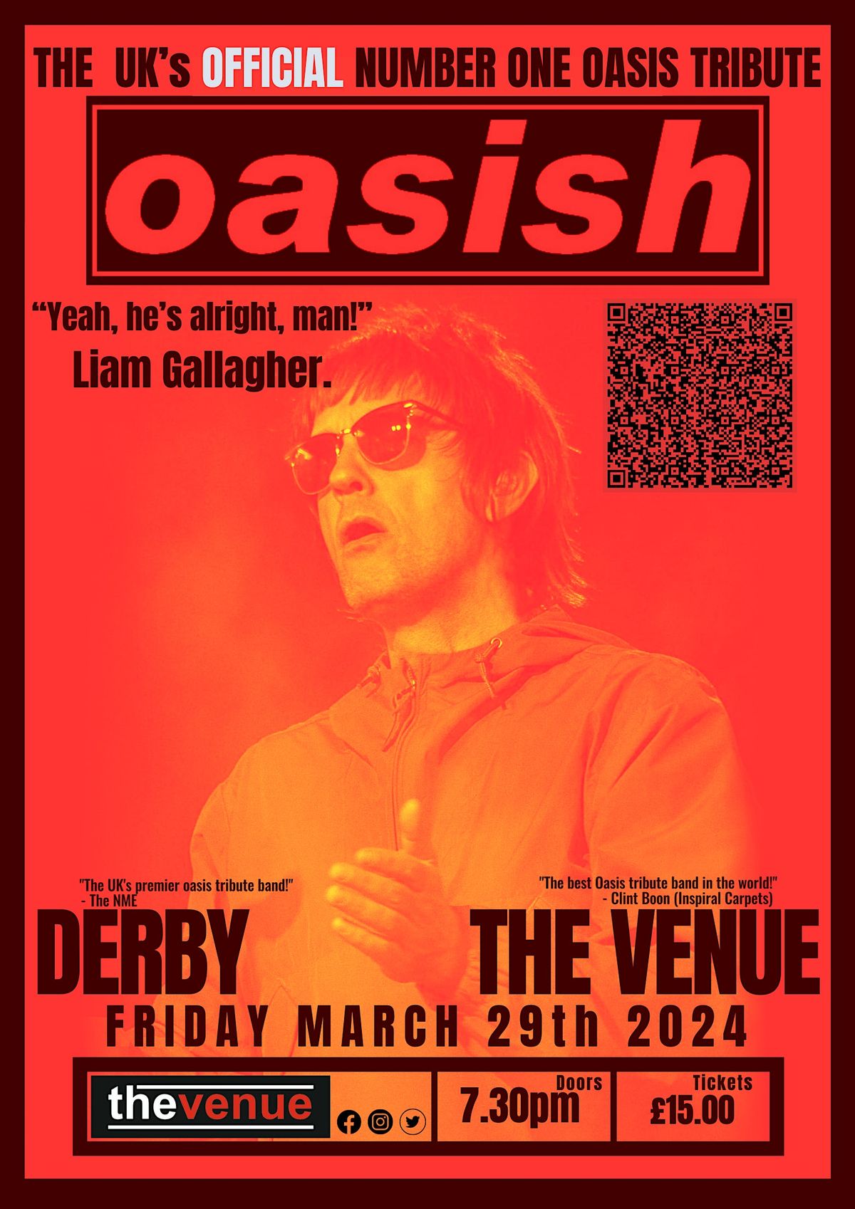 OASISH, The Venue, Abbey Street, Derby, UK, 29 March 2024 | AllEvents