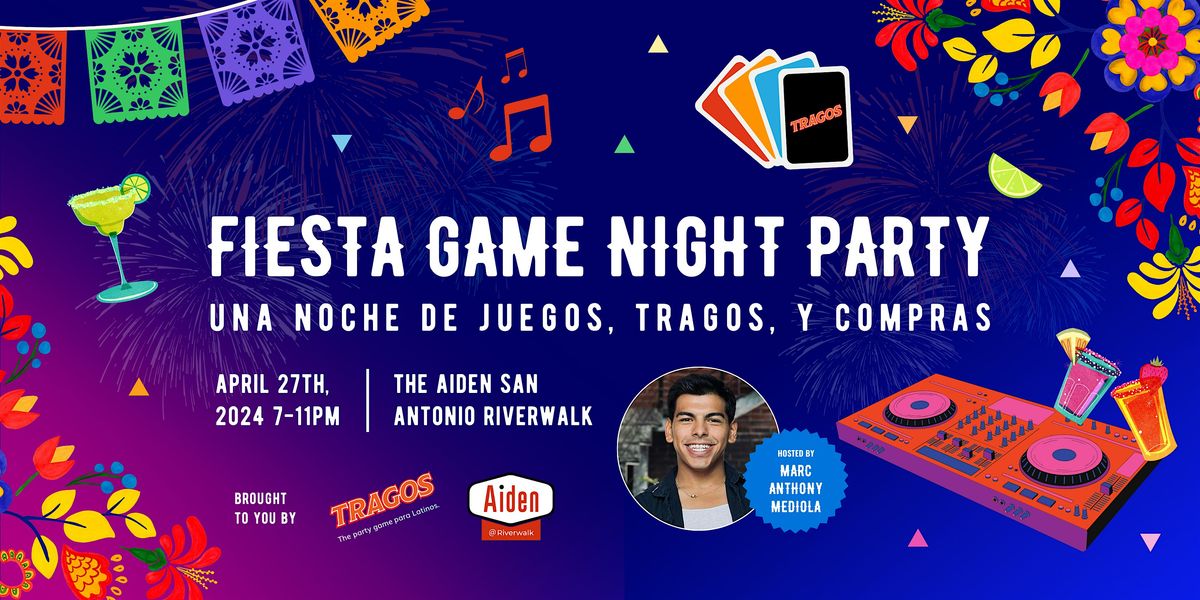 Fiesta Game Night Party: Una Noche de Juegos, Tragos, y Compras, Aiden ...