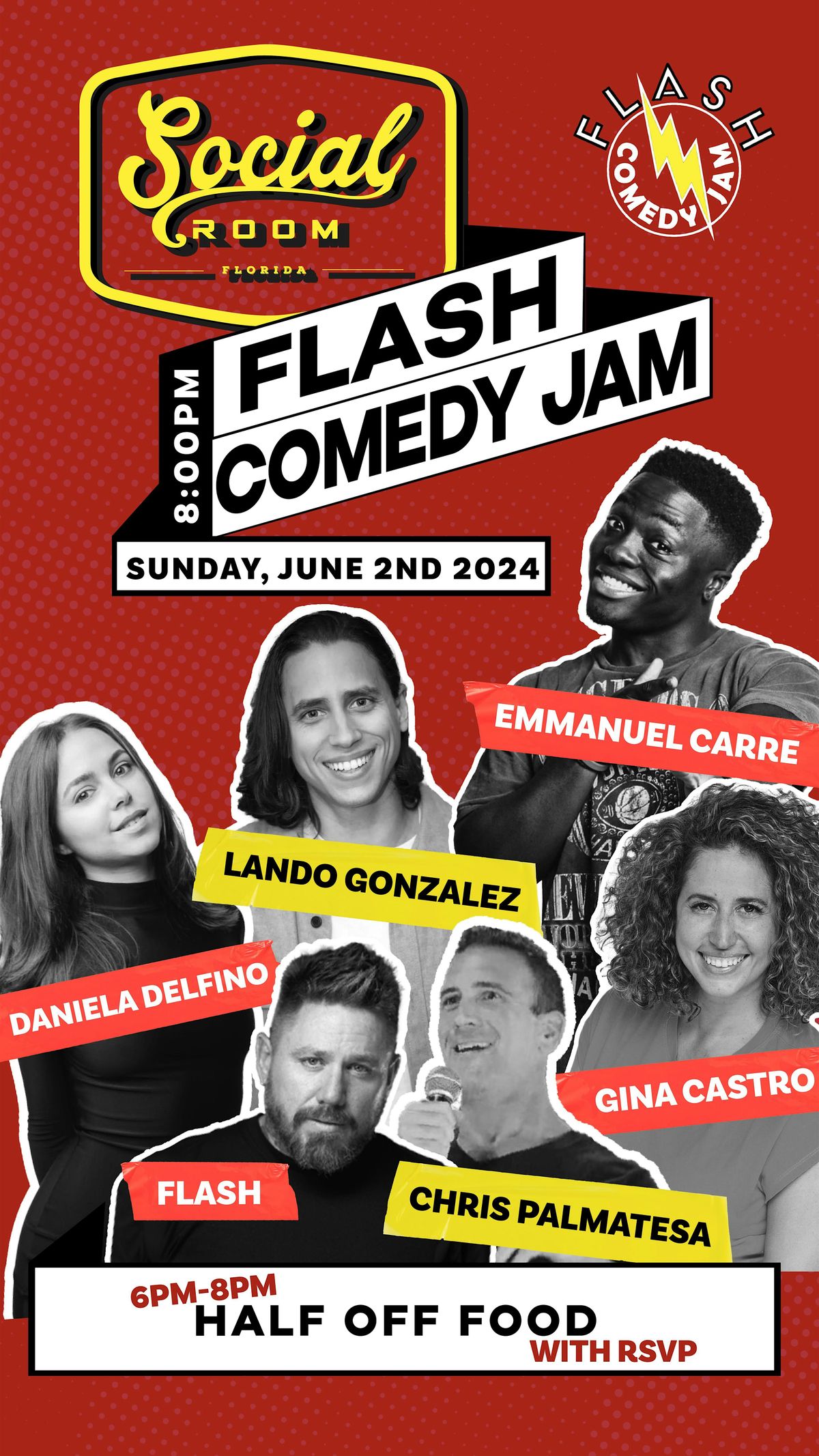 Flash Comedy Jam Hollywood, Social Room Hollywood, 2 June 2024 | AllEvents