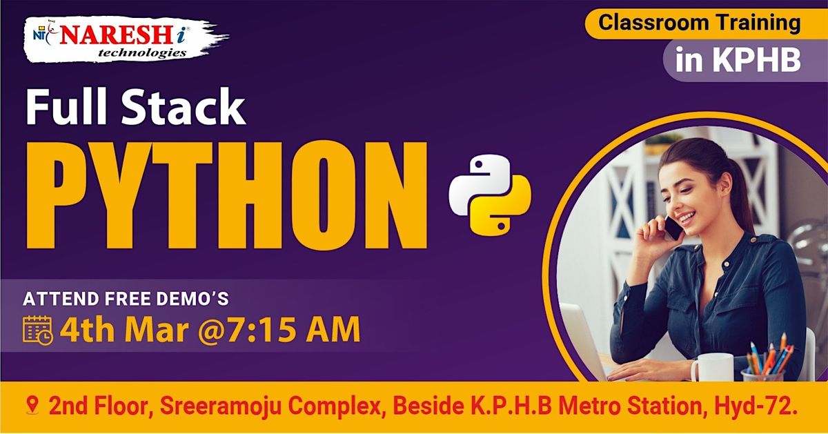 Top Python Training Institutes in KPHB Colony | NareshIT | Hyderabad ...