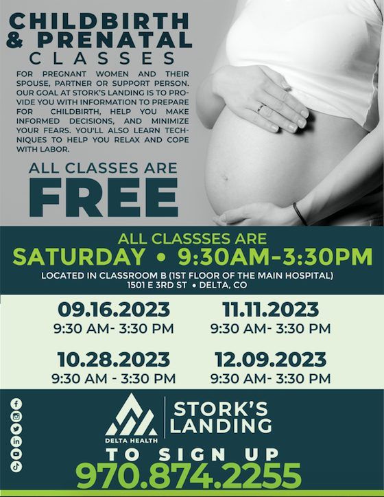 Childbirth and Prenatal Classes , Delta Health, September 16 2023 ...