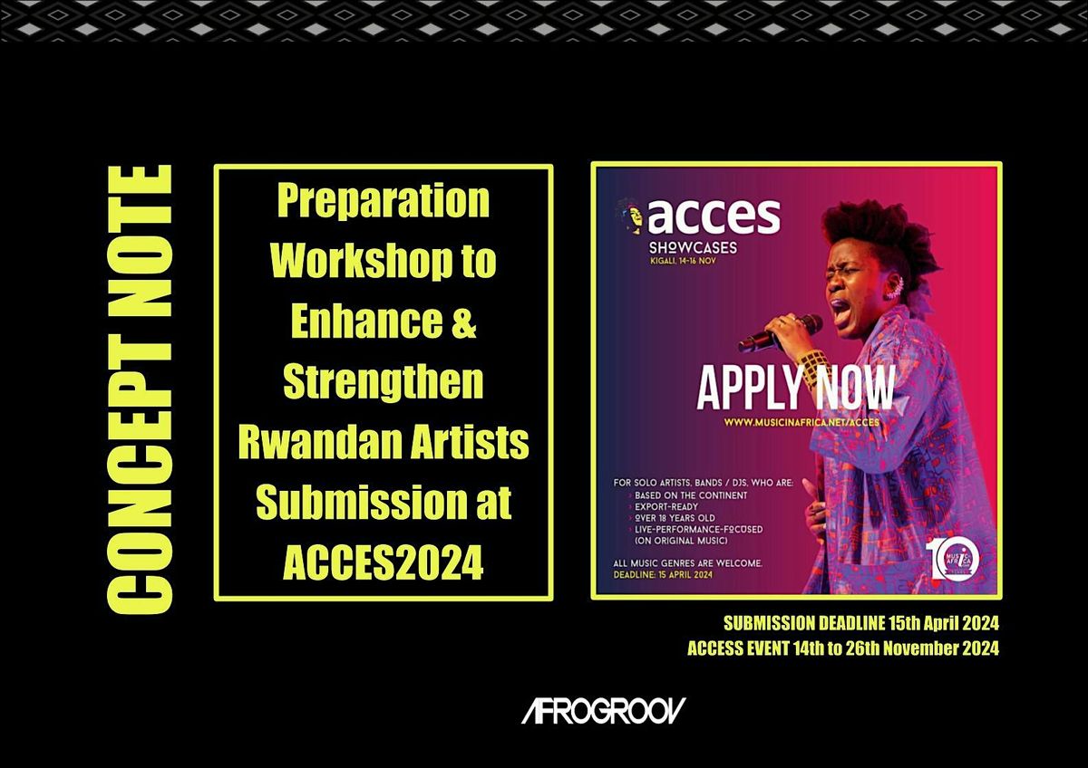 Preparation Workshop for Rwandan Music Artists, 21 KG 7 Ave, Kigali, 11 ...
