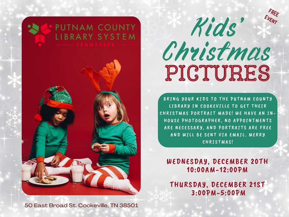 Kids Christmas Pictures, Putnam County Library, Cookeville, 21 December ...