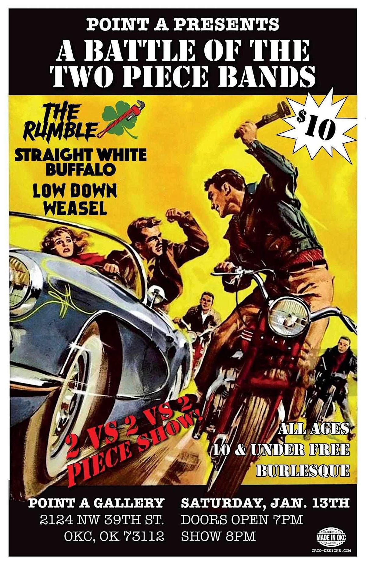 Point A Presents A Battle of the Two Piece Bands, 2124 NW 39th St ...