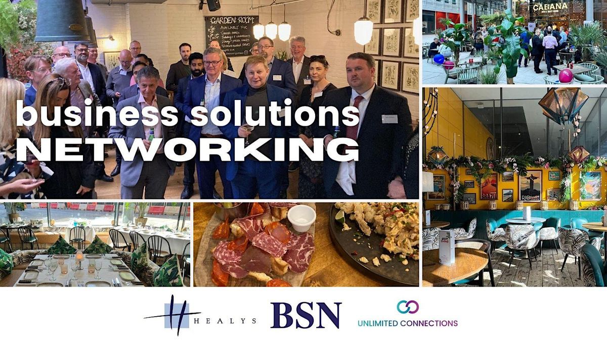 Business Solutions Networking in London, Cabana Bar & Restaurant ...