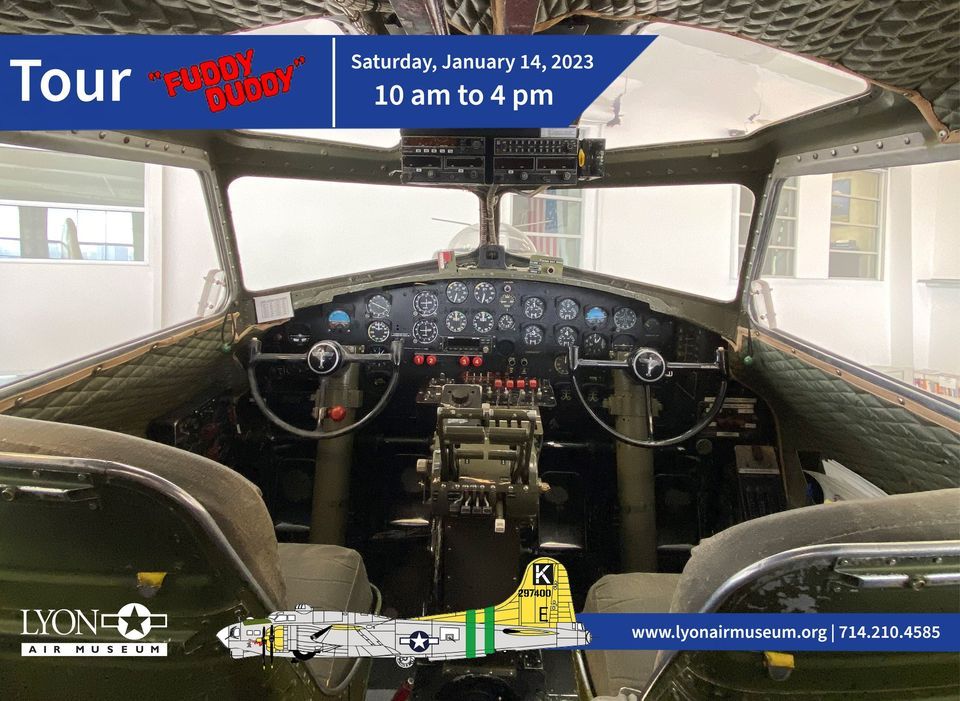 B-17 "Fuddy Duddy" Open Cockpit Day, Lyon Air Museum, Santa Ana, 14 ...