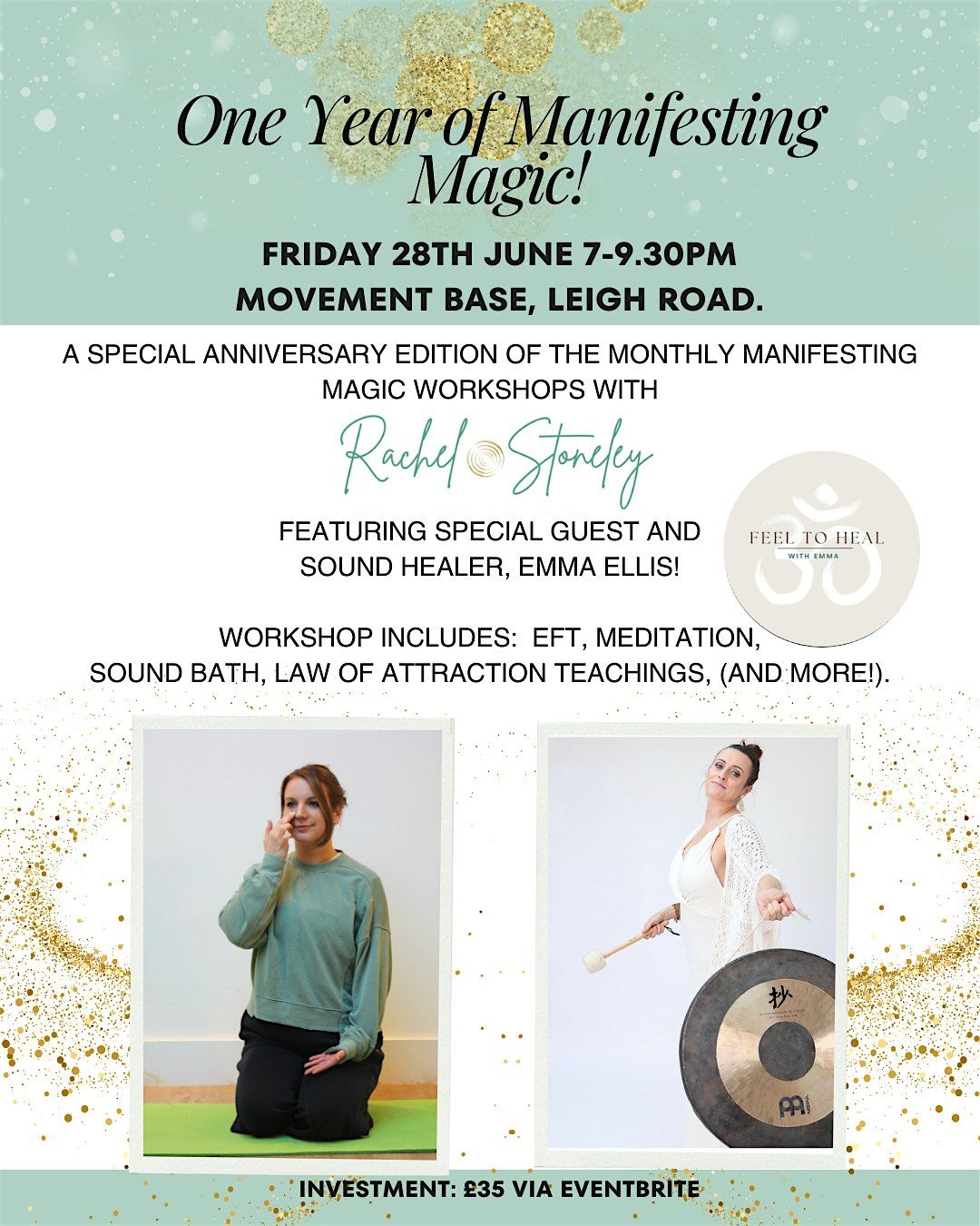 Manifesting Magic: One Year Anniversary!, The Movement Base, Southend ...