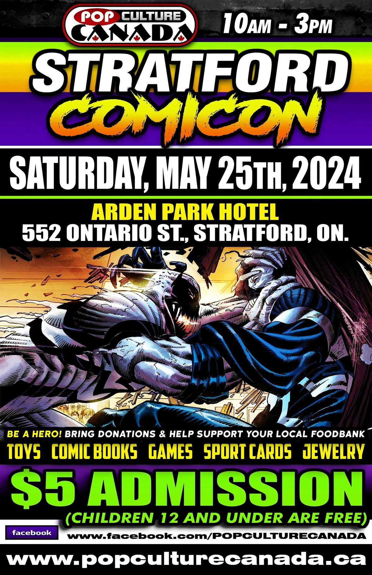 Stratford ComiCon : May 25th 2024 : Comic Con, Best Western Plus The ...