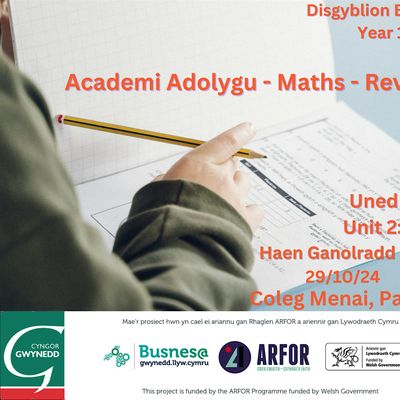 Sesiynau Adolygu TGAU Mathemateg - Maths GCSE Revision Sessions, Coleg ...