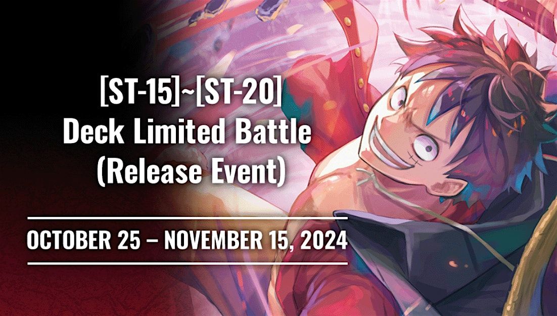 One Piece TCG ST15-20 Deck Limited Battle Tournaments, Critical Hit ...