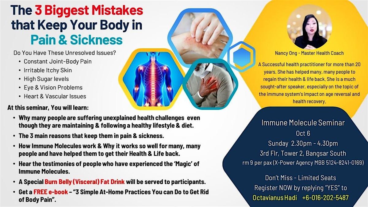 The 3 Biggest Mistakes that Keep Your Body in Pain & Sickness, Ground ...