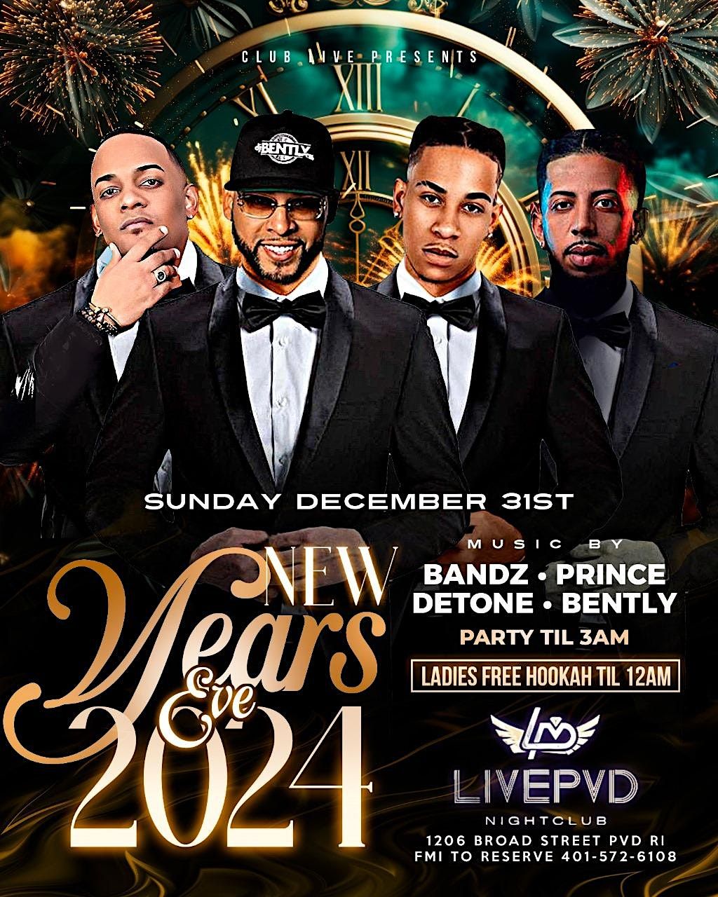 New Years Eve Celebration At Club Live PVD, LIVEPVD NIGHT CLUB, Broad ...