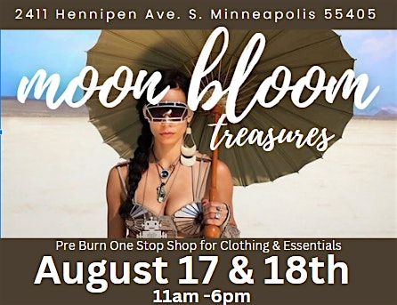 Moon Bloom Burners Festival Wear Pre Playa Community Sale, 2411 ...