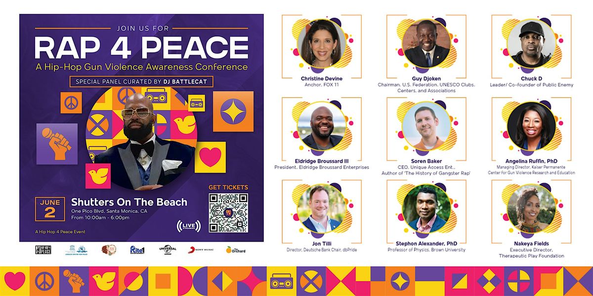 RAP 4 PEACE: A Hip-Hop Gun Violence Awareness Conference & Gala ...