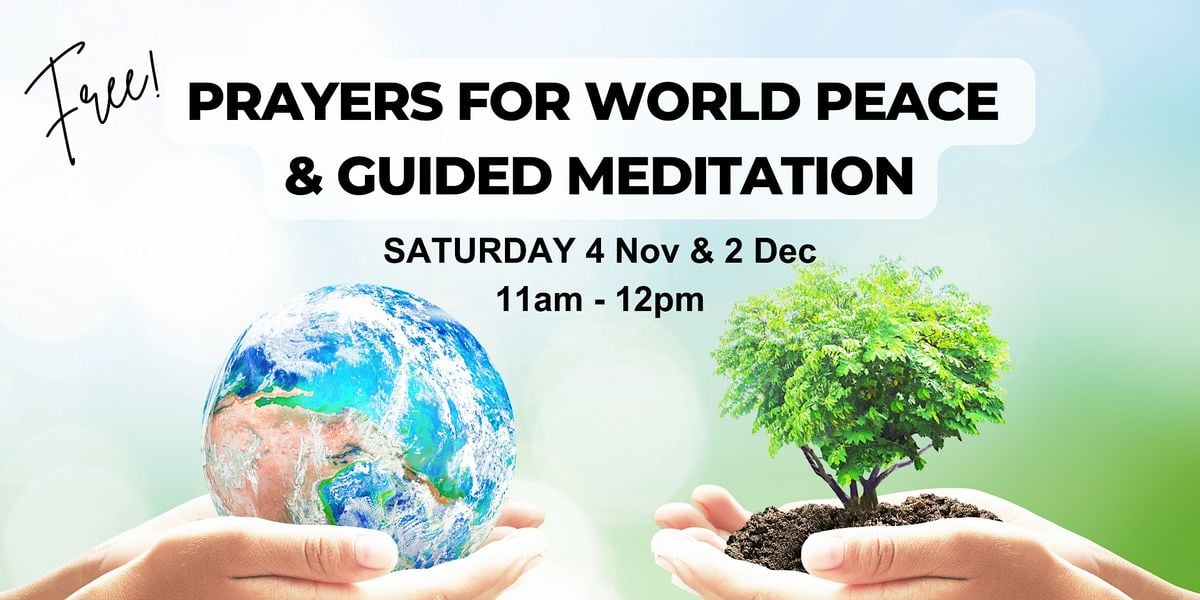 Prayers For World Peace Guided Meditation Manjushri Kadampa Buddhist