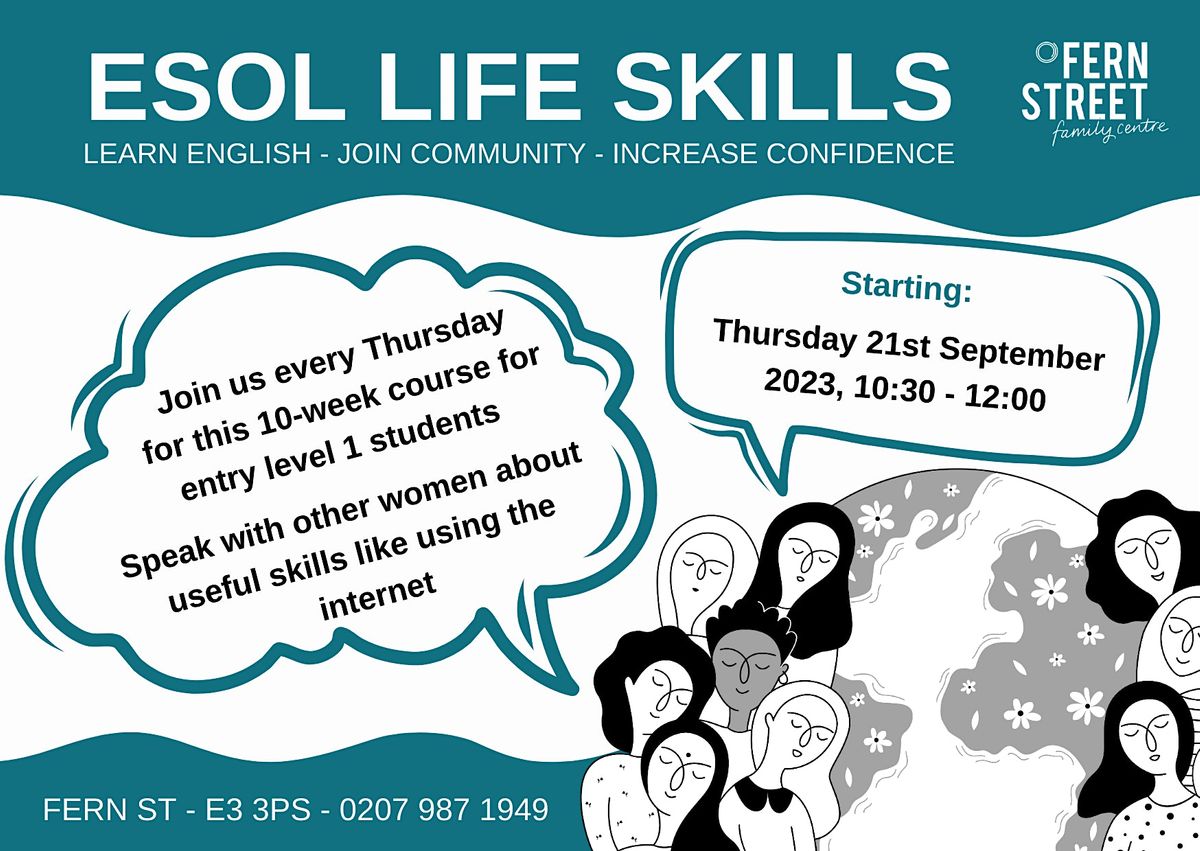 ESOL Life Skills, Fern Street Family Centre, London, 19 October 2023 ...