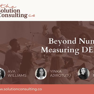 Beyond Numbers: Measuring DEI Impact, November 7 2024 | Online Event ...