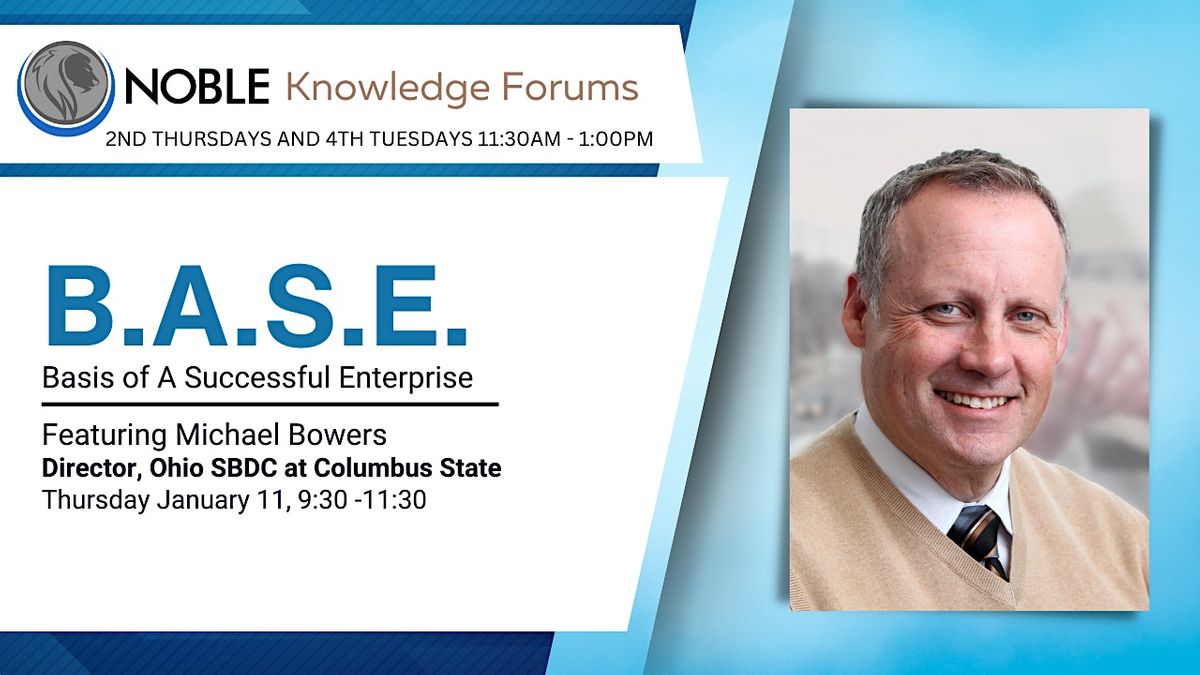 B.A.S.E Basis of A Successful Enterprise, January 11 2024 | Online ...