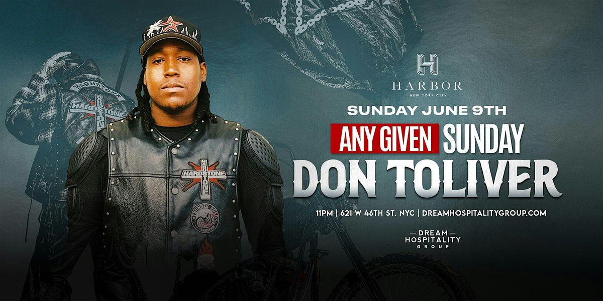 DON TOLIVER @ HARBOR NYC, Harbor NYC Rooftop, New York, 9 June to 10 ...