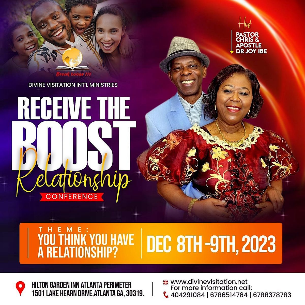 Receive The Boost Relationships Conference 2023, Hilton Garden Inn ...