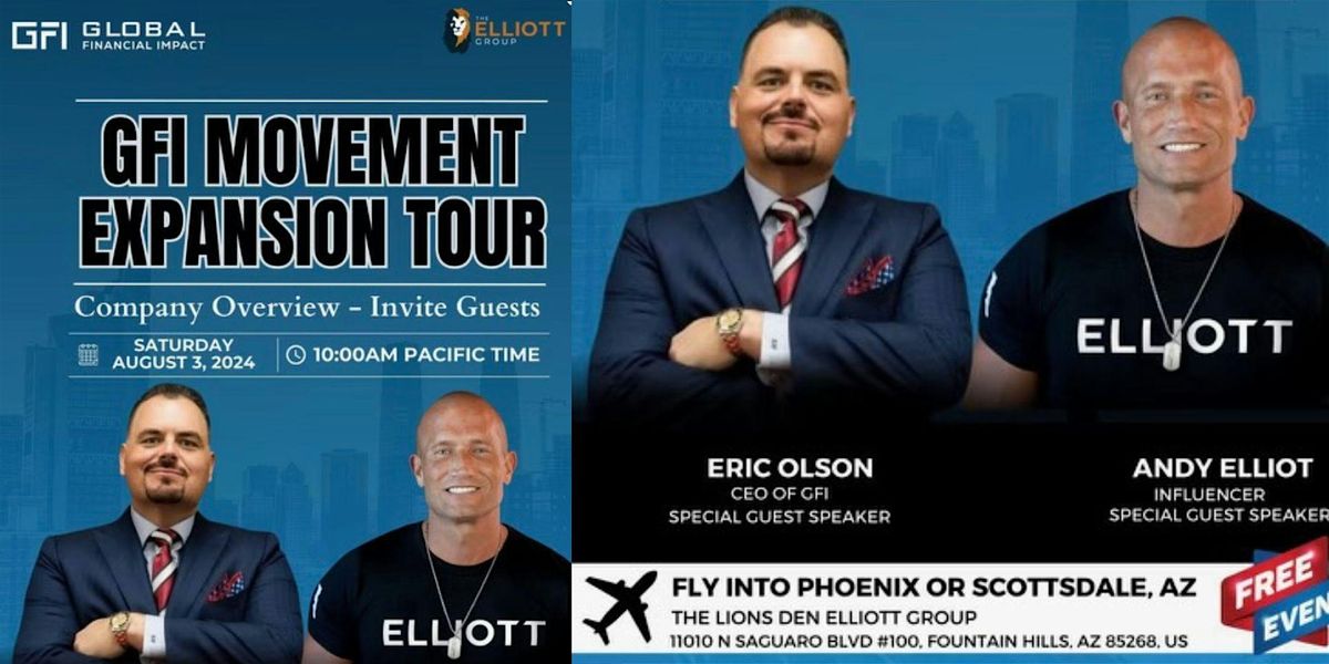 GFI expansion tour in Arizona with Andy Elliott, The Elliott Group ...